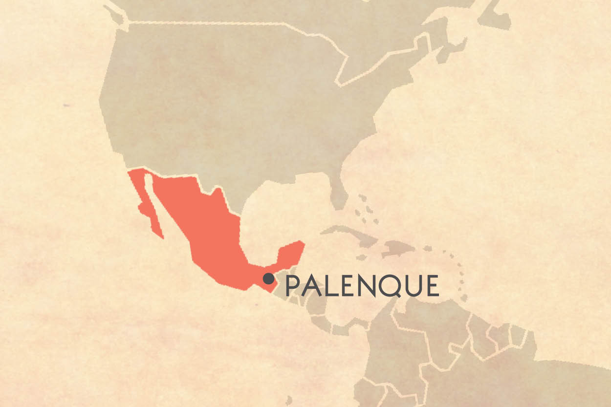 Palenque Map - A Globe Well Travelled